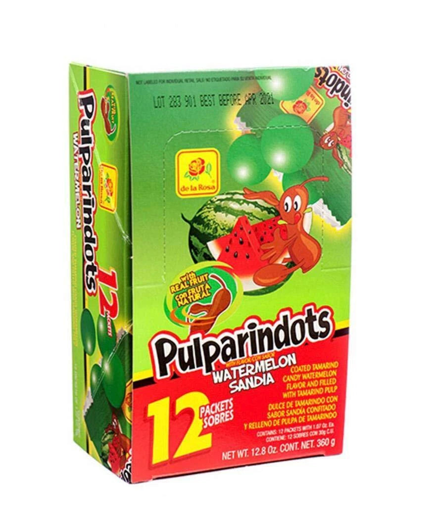 De La Rosa Pulparindots Watermelon Tamarind Candy – Mexican Spicy Tama ...